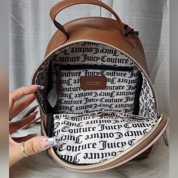 Juicy Couture | Bags | Juicy Couture Chestnut Chino Paparazzi Backpack ...